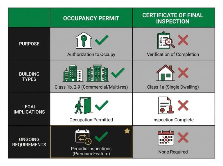 Occupancy Permit Checklist Victoria | BPC Requirements